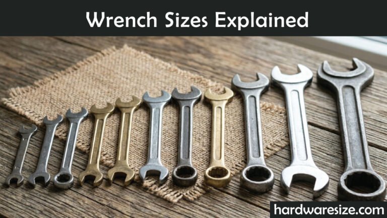 Wrench Sizes Explained: Tips, Charts & Selection Guide - Hardware Size