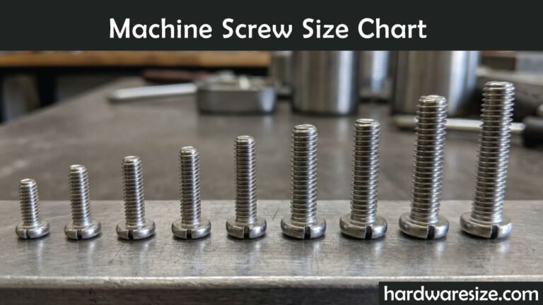 Machine Screw Threads and Sizes Explained - Hardware Size