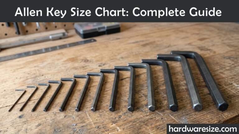 Allen Key Metric & SAE Sizes: Quick Selection Guide - Hardware Size