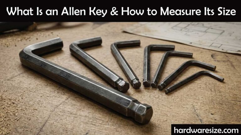 What Is an Allen Key & How to Measure Its Size Correctly - Hardware Size