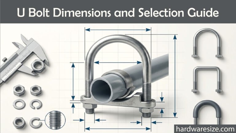U Bolt Dimensions and Selection Guide for Your Project - Hardware Size